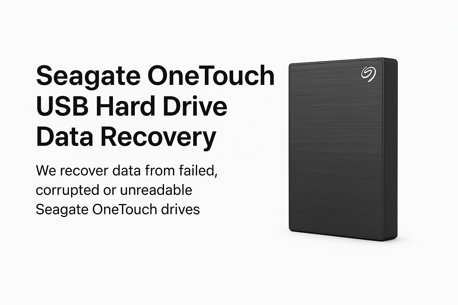 Seagate OneTouch USB Hard Drive Data Recovery